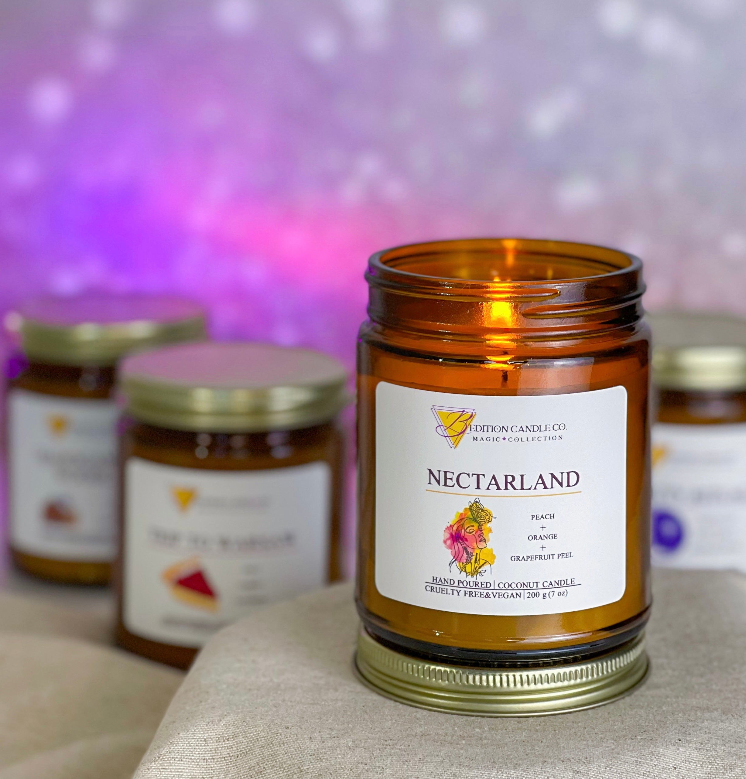 Handmade candles and wax melts for a soothing aromatherapy atmosphere ...