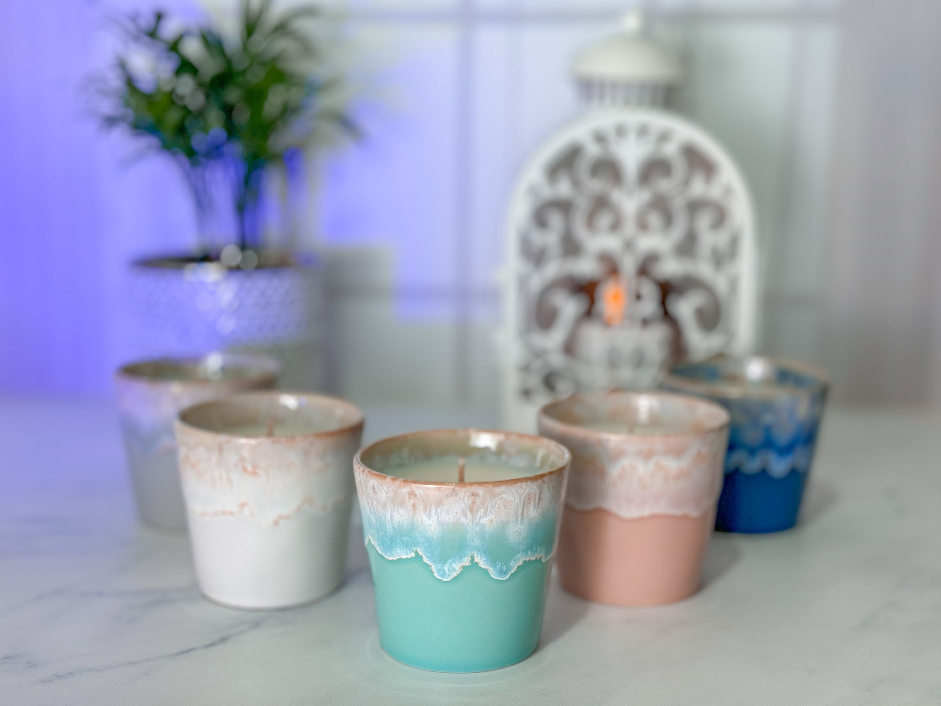 Handmade candles and wax melts for a soothing aromatherapy atmosphere ...